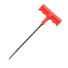 patchboy.com: Knurled, T-Handle Spiral Cement Probe